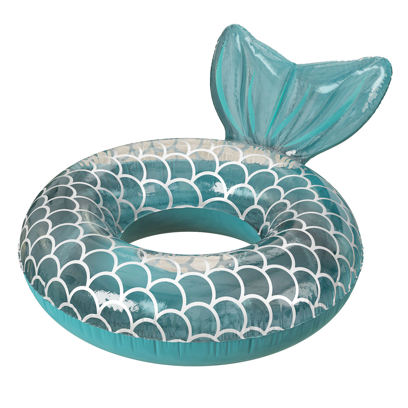 Sunny LIFE Mermaid inflatable pool float tube ring 3D model | CGTrader