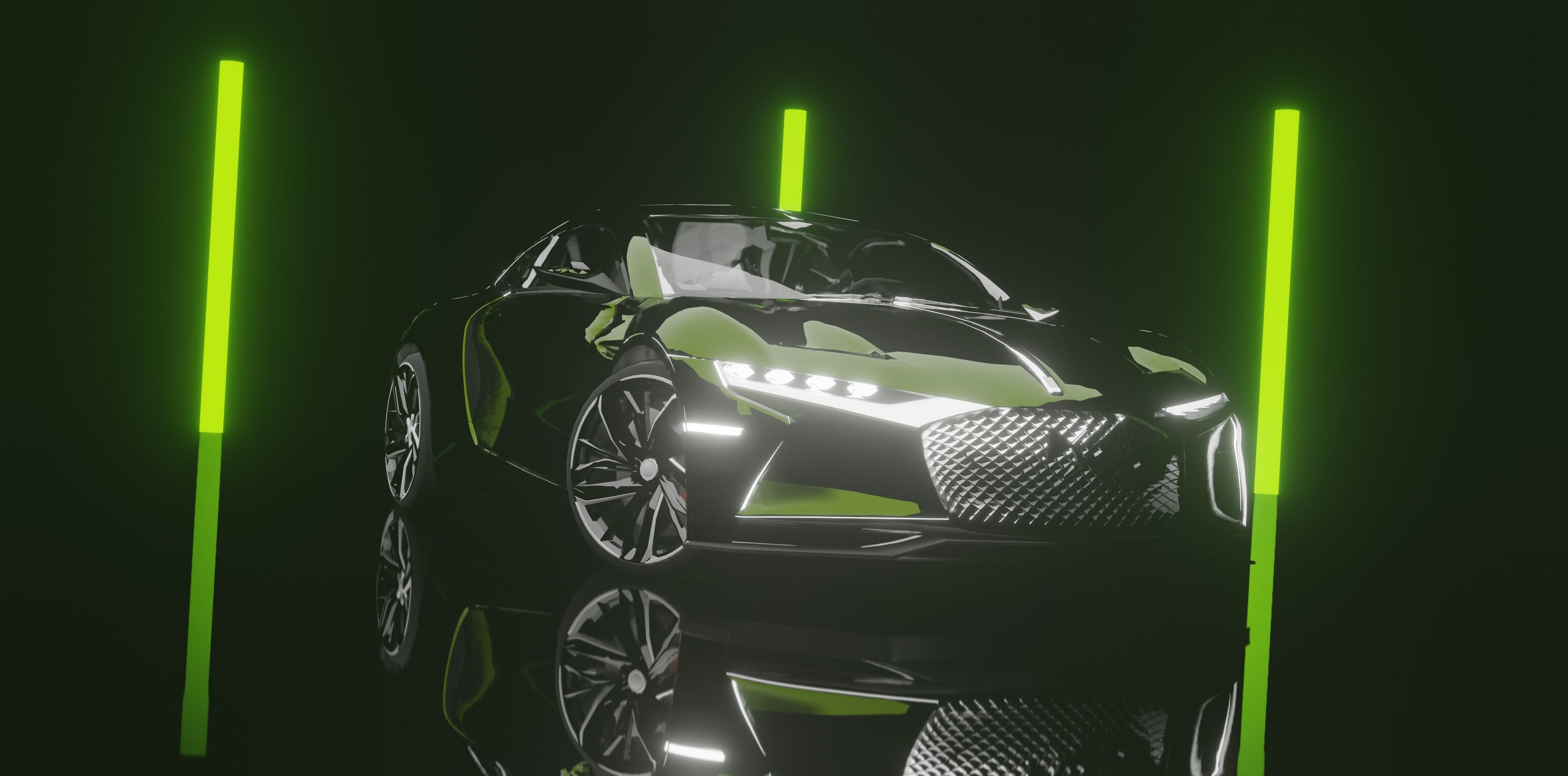 Ds e-tense 2017 model free 3D model rigged | CGTrader