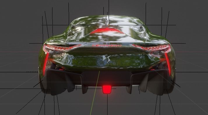 Ds e-tense 2017 model free 3D model rigged | CGTrader