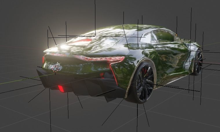 Ds e-tense 2017 model free 3D model rigged | CGTrader