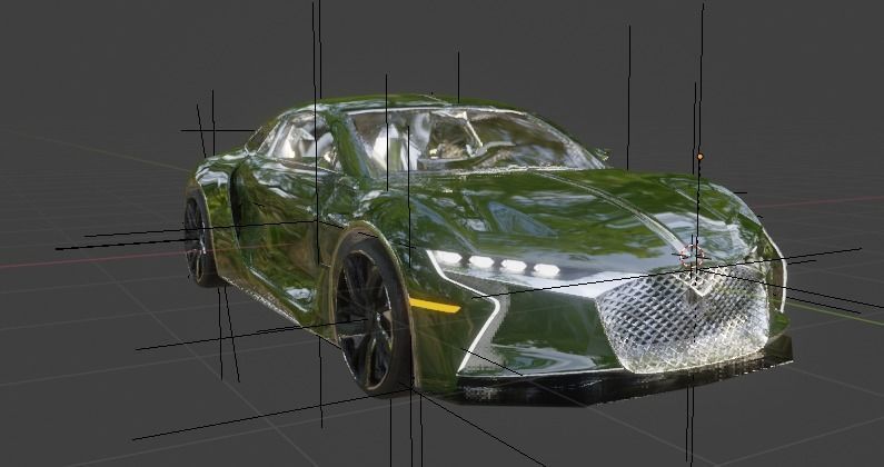 Ds e-tense 2017 model free 3D model rigged | CGTrader
