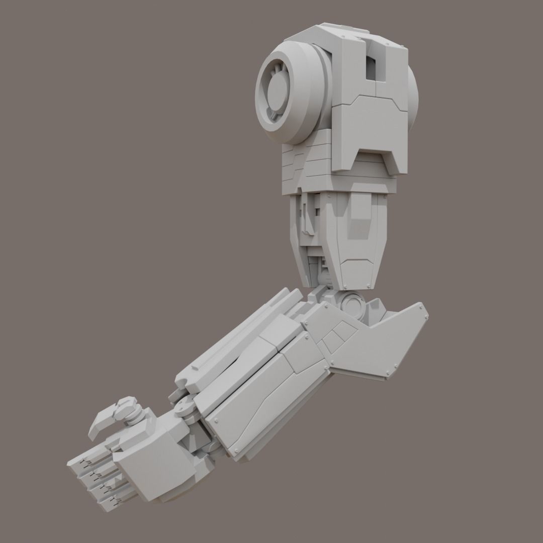 Mecha arm free VR / AR / low-poly 3D model | CGTrader