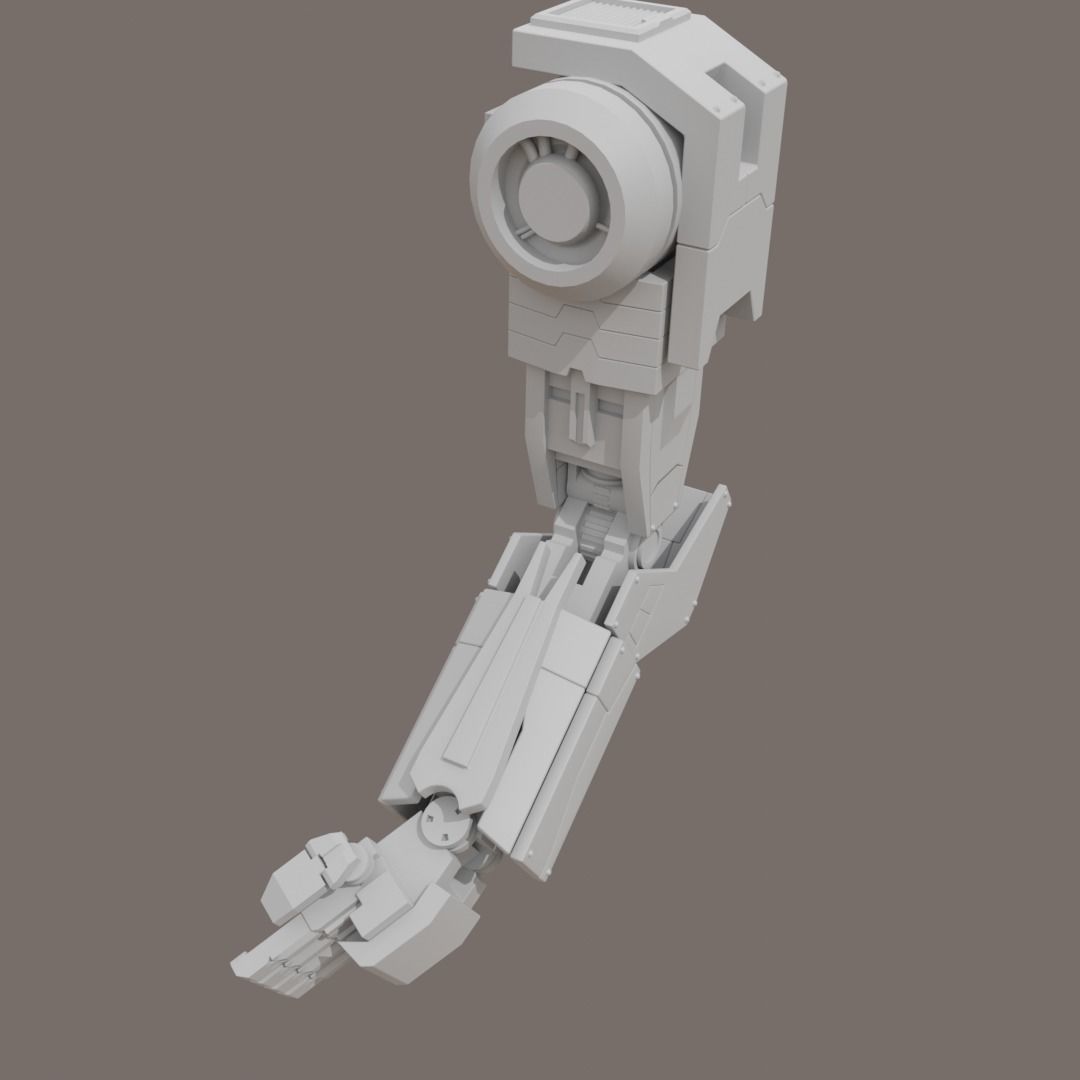 Mecha arm free VR / AR / low-poly 3D model | CGTrader