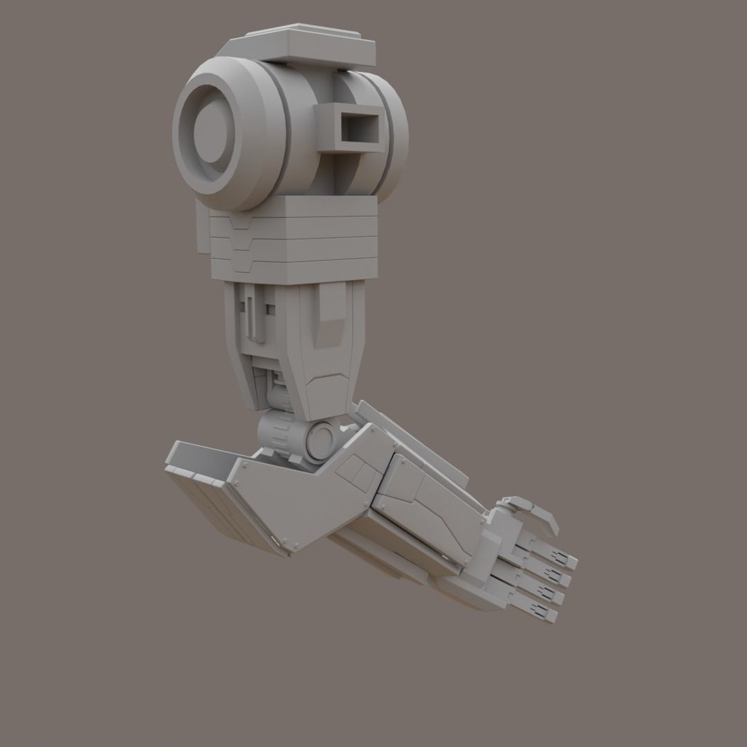 Mecha arm free VR / AR / low-poly 3D model | CGTrader