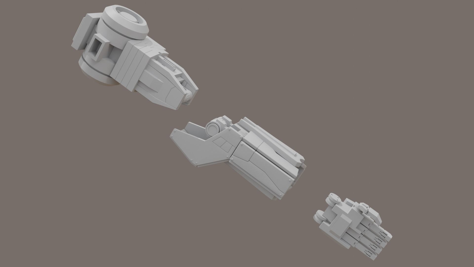 Mecha arm free VR / AR / low-poly 3D model | CGTrader