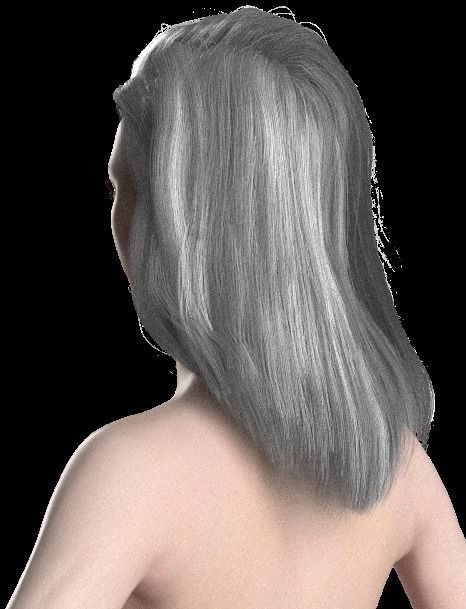 Long hair 041-FV2 for FV2 3D model from Clo3D Software 3D model | CGTrader