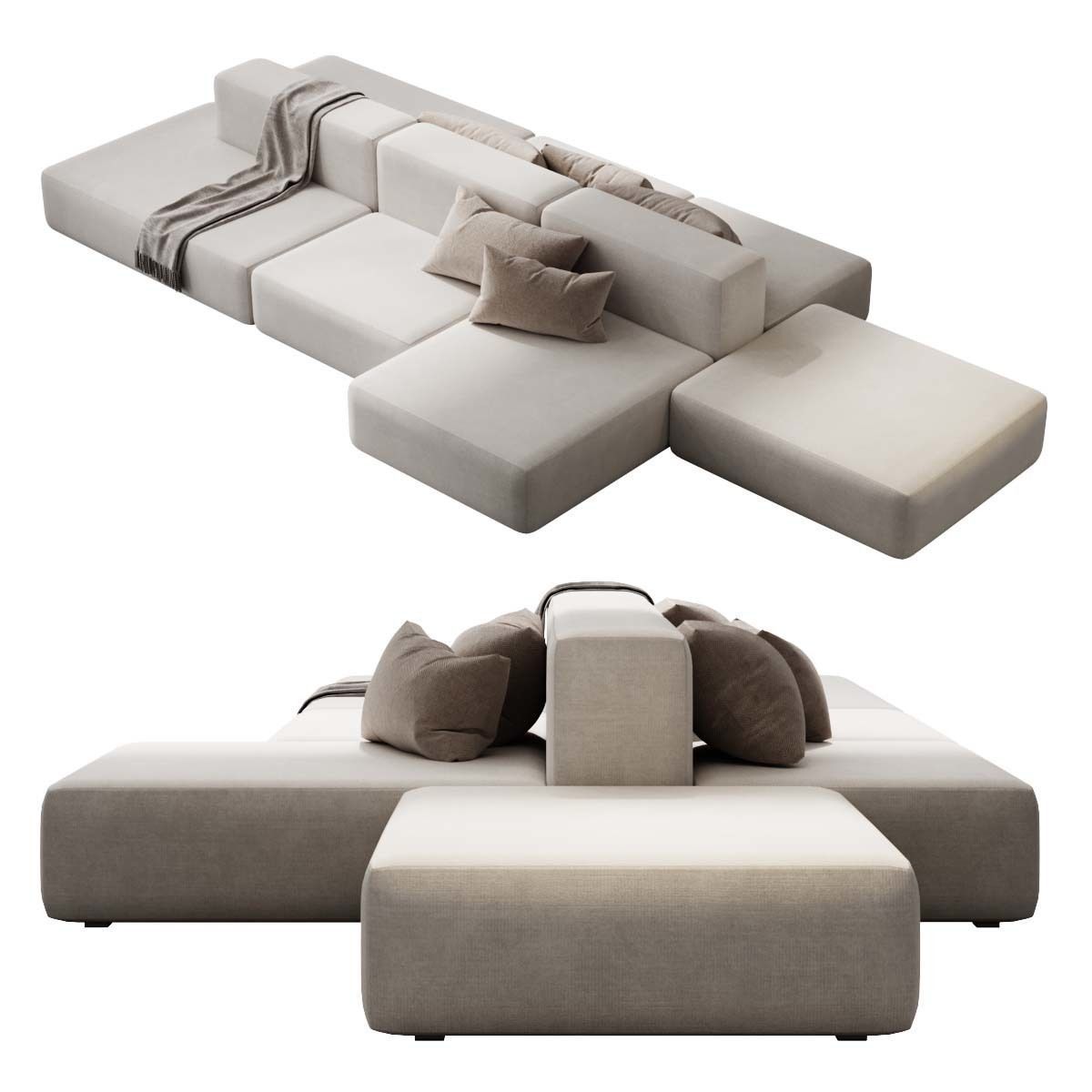 Mags Soft 2 Modular sofa 3D model | CGTrader