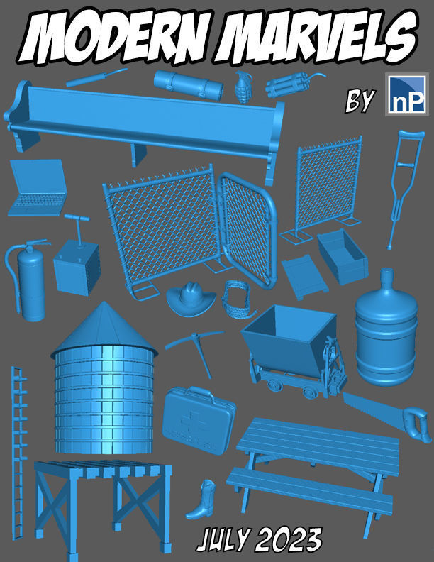 Modern Marvels - July 2023 Patreon Release 3D model 3D printable | CGTrader