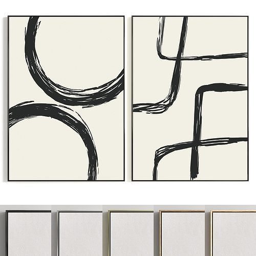 3D model Plaster Two Photo Frame 380 VR / AR / low-poly | CGTrader