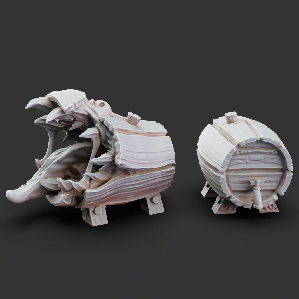 Furniture Mimic - 3D Printable TTRPG - PRESUPPORTED - 32mm 3D model 3D ...