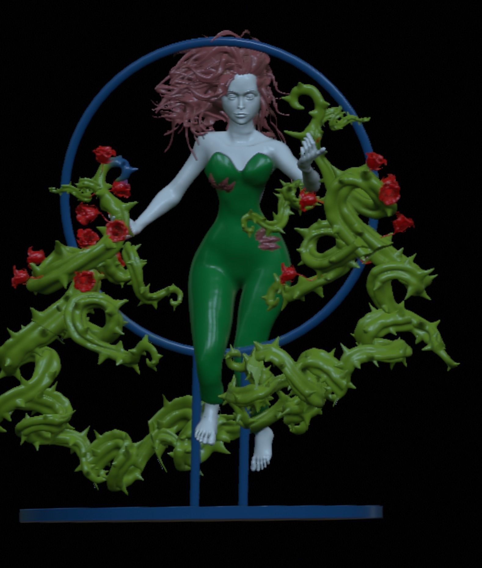 Poison Ivy FanArt 3D model 3D printable | CGTrader