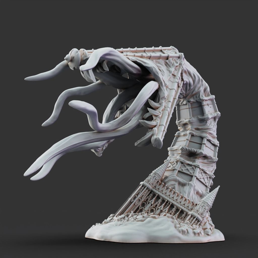 Giant Mimic - 3D Printable TTRPG - PRESUPPORTED - 32mm Scale 3D model ...