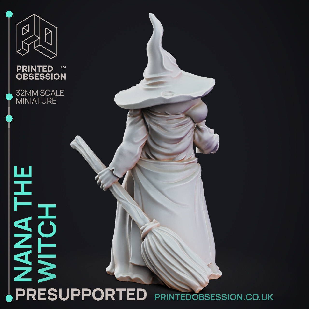 Nana - 3D Printable TTRPG - PRESUPPORTED - 32mm Scale 3D model 3D ...