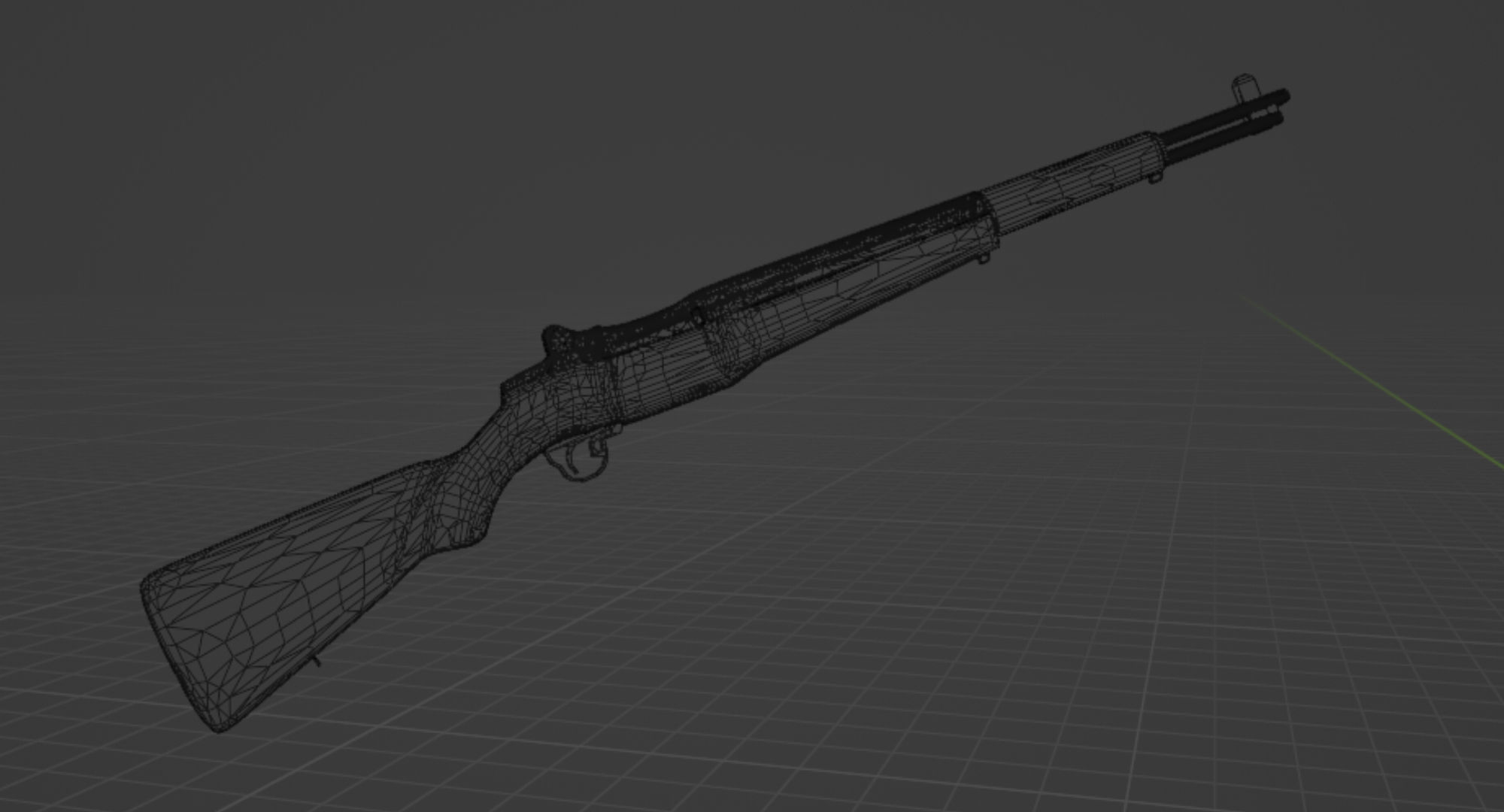 3D model M1 Garand - World War 2 Gun VR / AR / low-poly | CGTrader