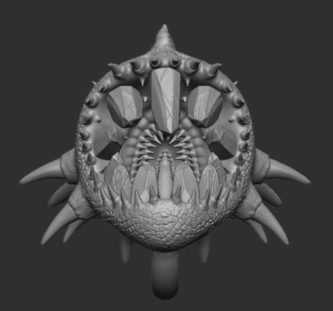 Xenomorph dinosaur keychain 3D model 3D printable | CGTrader