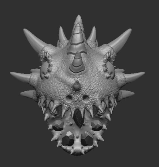 Xenomorph dinosaur keychain 3D model 3D printable | CGTrader