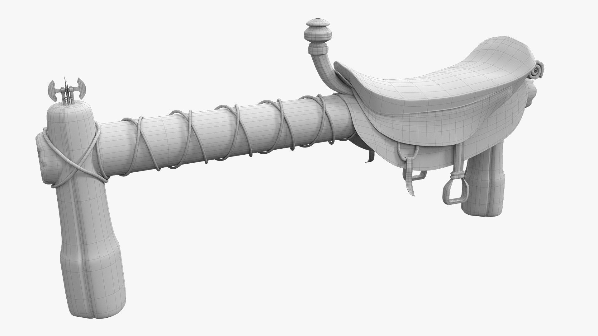 Riding Saddles model 3D model | CGTrader