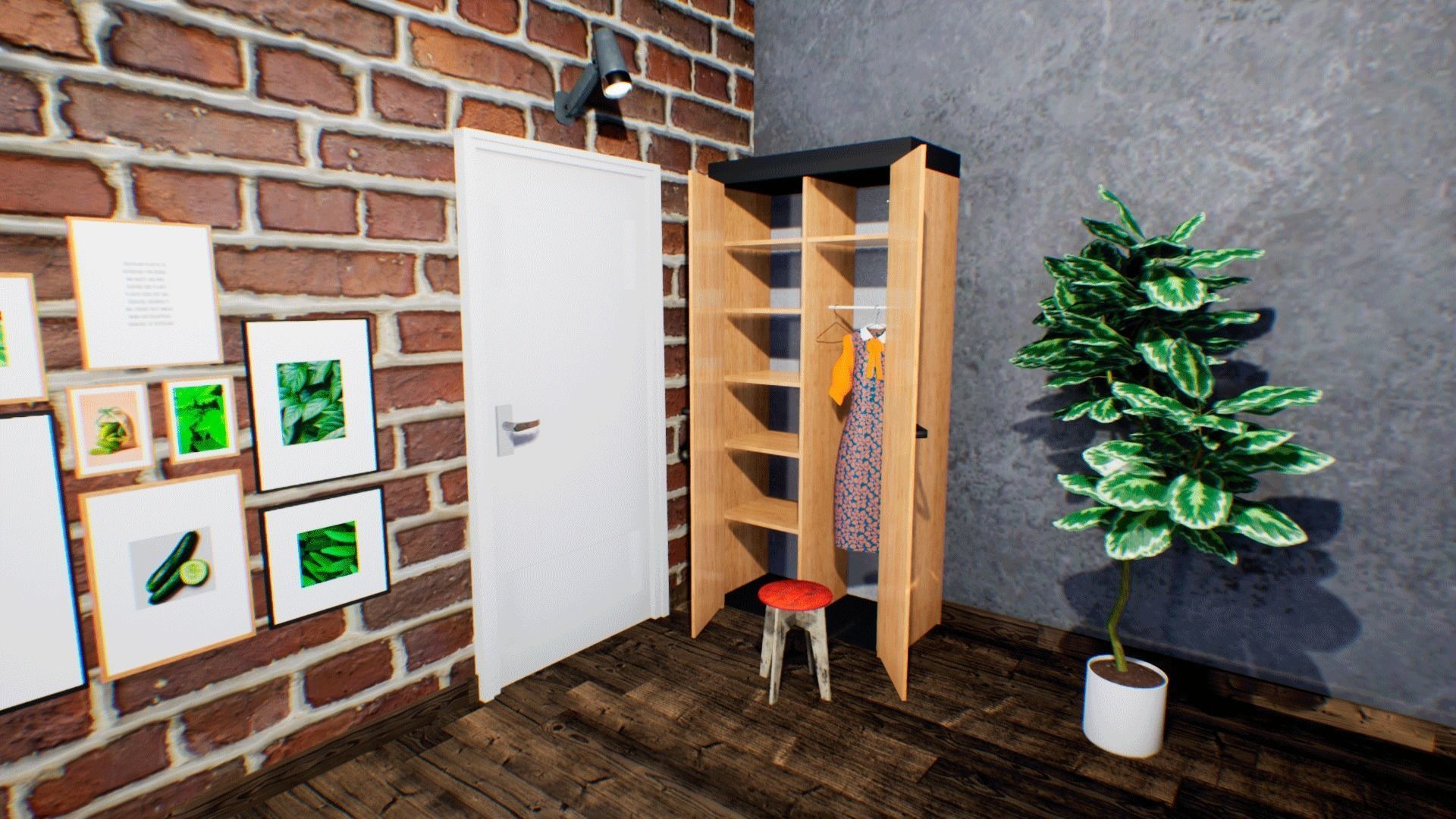 Modern interior - loft 3D model | CGTrader