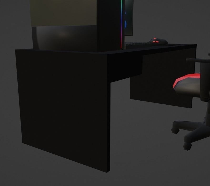3D model Gaming Setup Low Poly VR / AR / low-poly | CGTrader