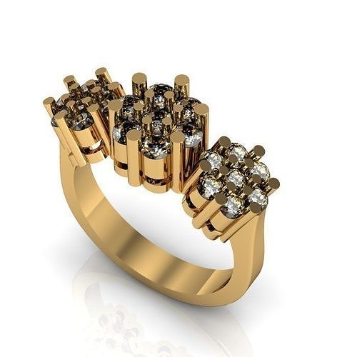 fancy ring 3D model 3D printable | CGTrader