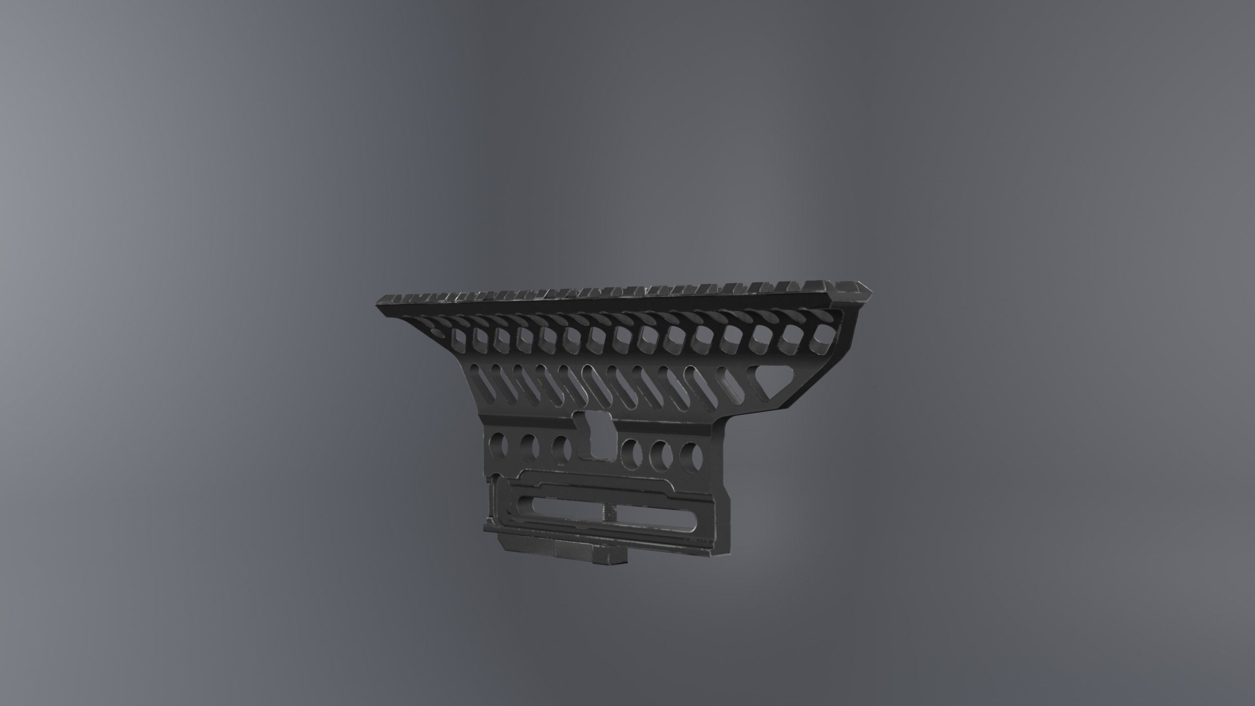 3D model AK B-13 Zenit Picatinny Rail VR / AR / low-poly | CGTrader