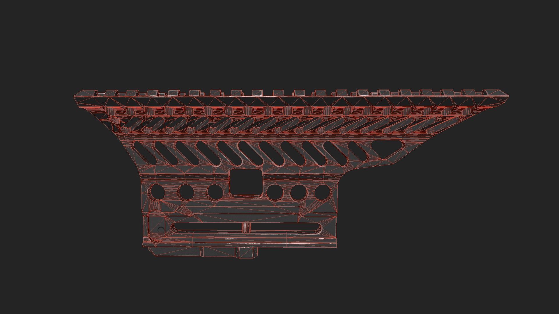 3D model AK B-13 Zenit Picatinny Rail VR / AR / low-poly | CGTrader