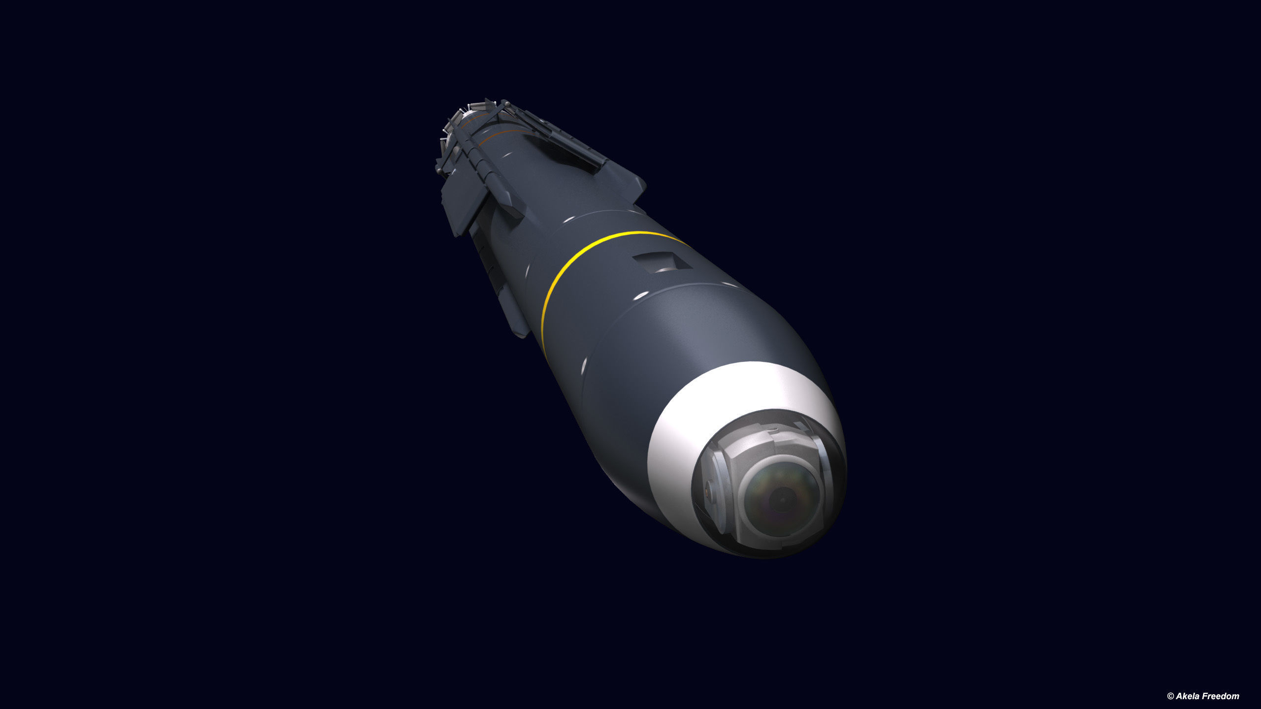 IDAS Missile 3D model animated | CGTrader