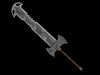 3D model Fantasy Old Heavy Claymore VR / AR / low-poly | CGTrader
