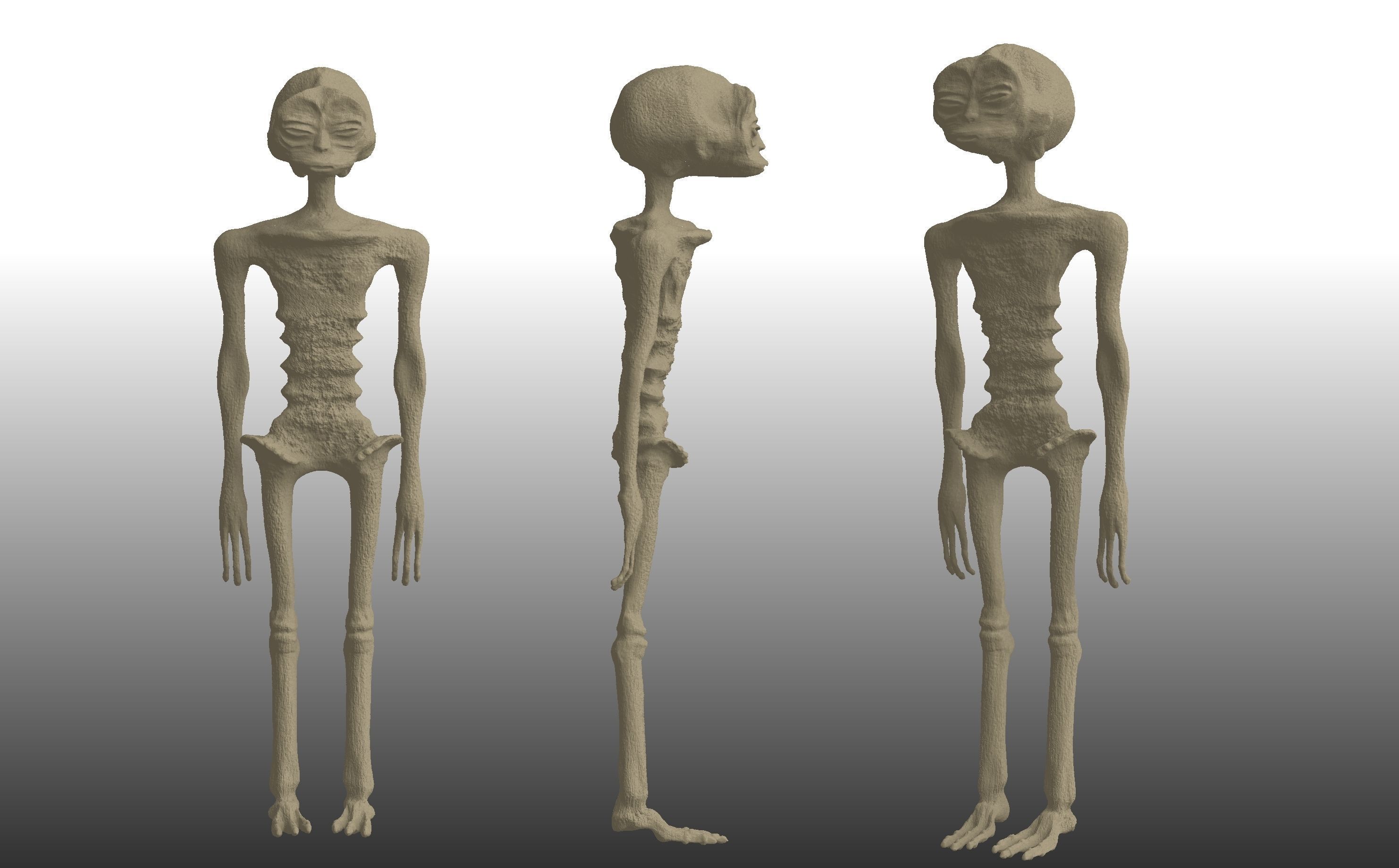 Mexico alien 3D model 3D printable | CGTrader