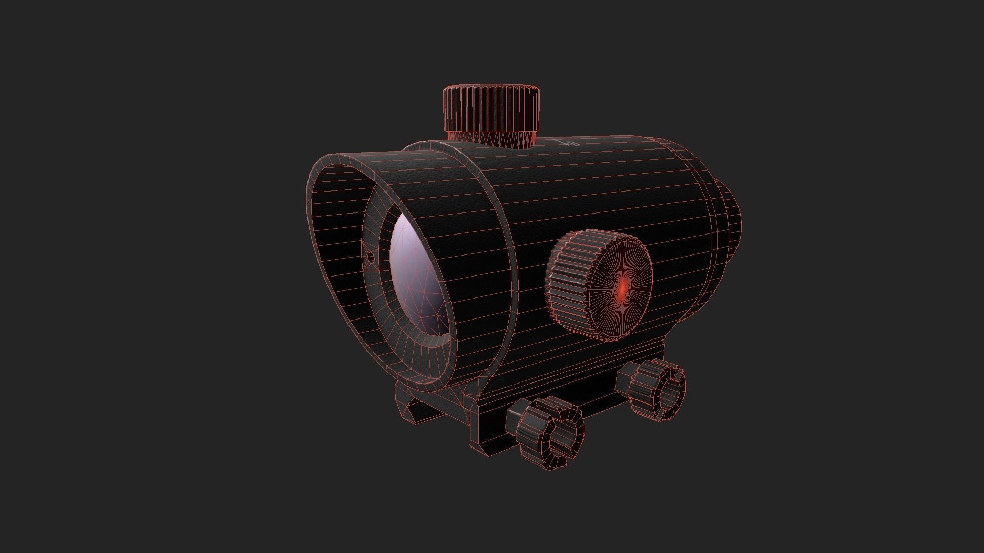 3D model 1P76 Rakurs Aimpoint Sight VR / AR / low-poly | CGTrader