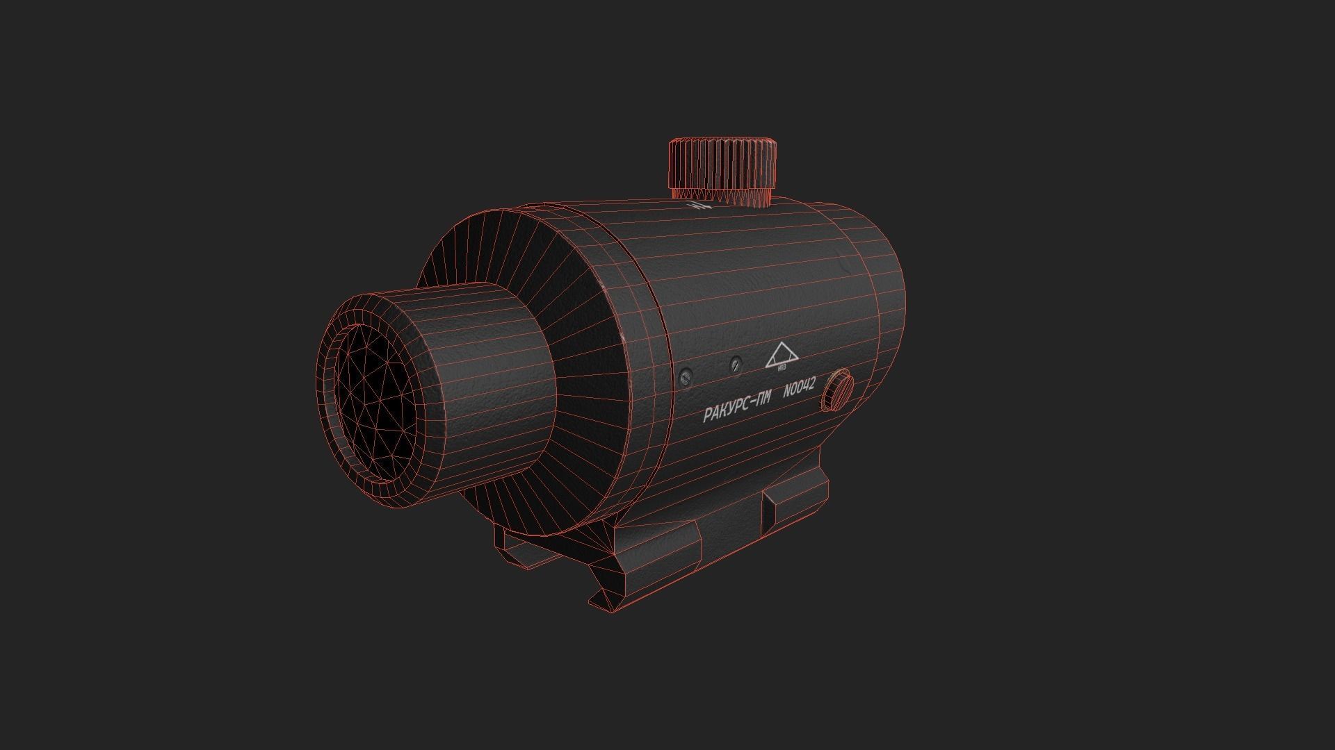 3D model 1P76 Rakurs Aimpoint Sight VR / AR / low-poly | CGTrader