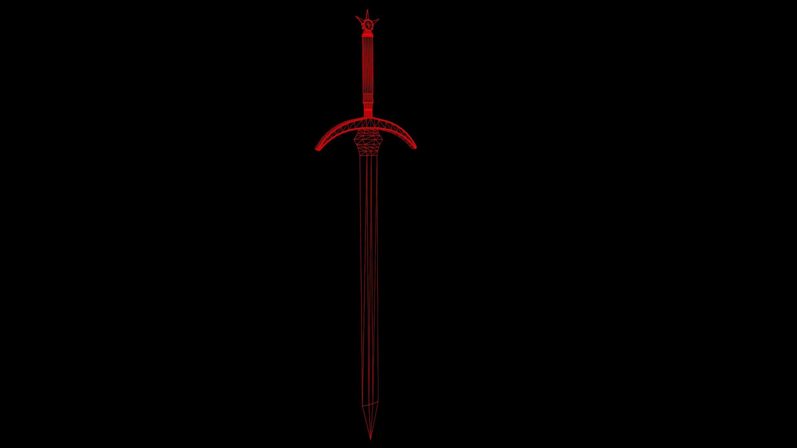 3D model Fantasy Old Sword VR / AR / low-poly | CGTrader