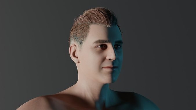 Realistic Male - Raeez 3D model rigged | CGTrader