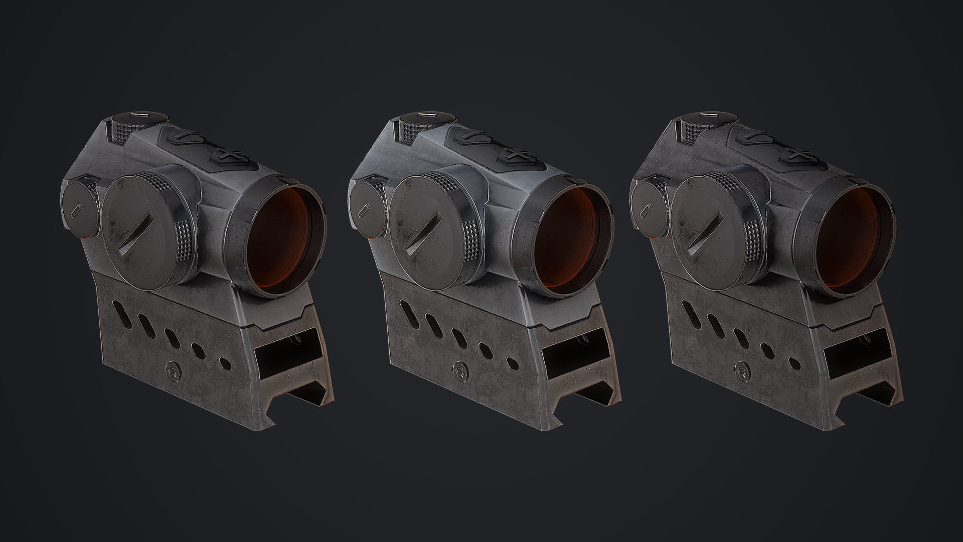 3D model RDS Sig Sauer Romeo 4 VR / AR / low-poly | CGTrader