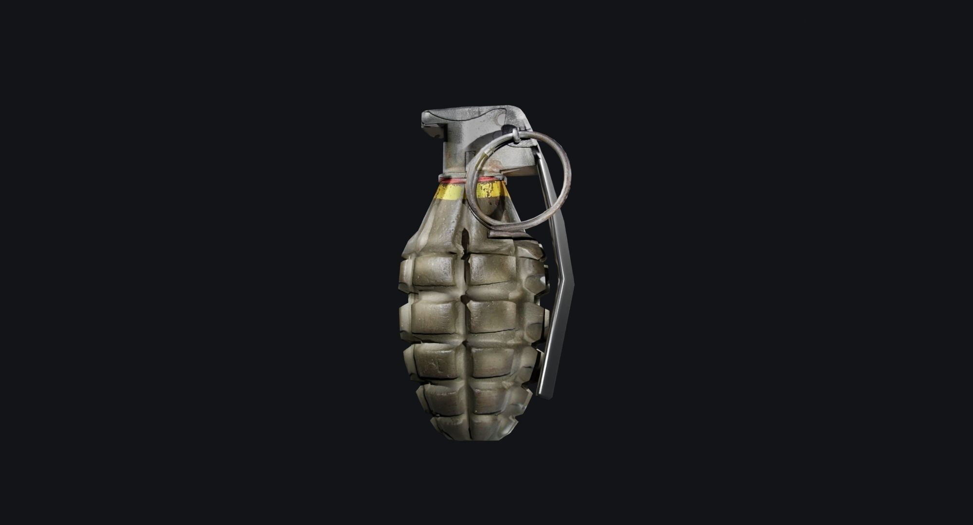 3D model World War 2 US Hand Grenade VR / AR / low-poly | CGTrader