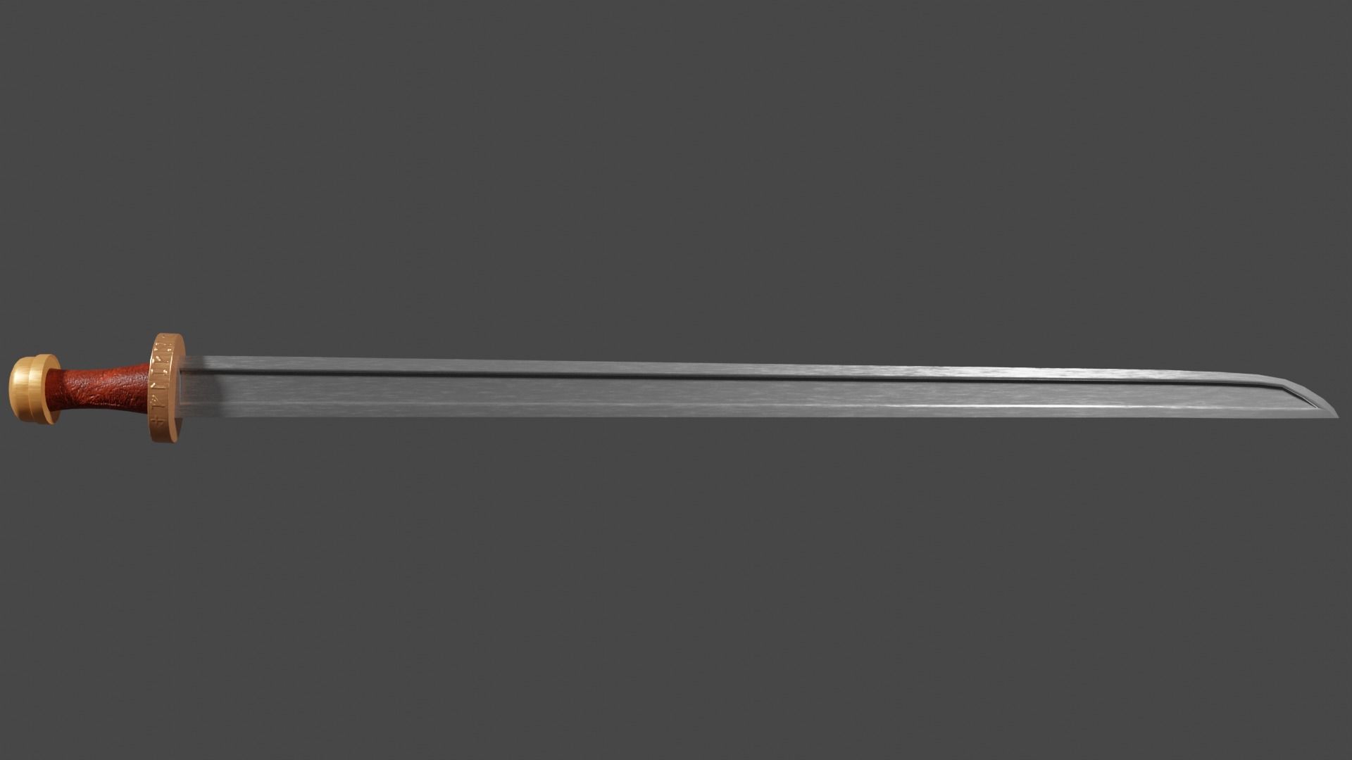 3D model Langsax sword with Spatha handle VR / AR / low-poly | CGTrader