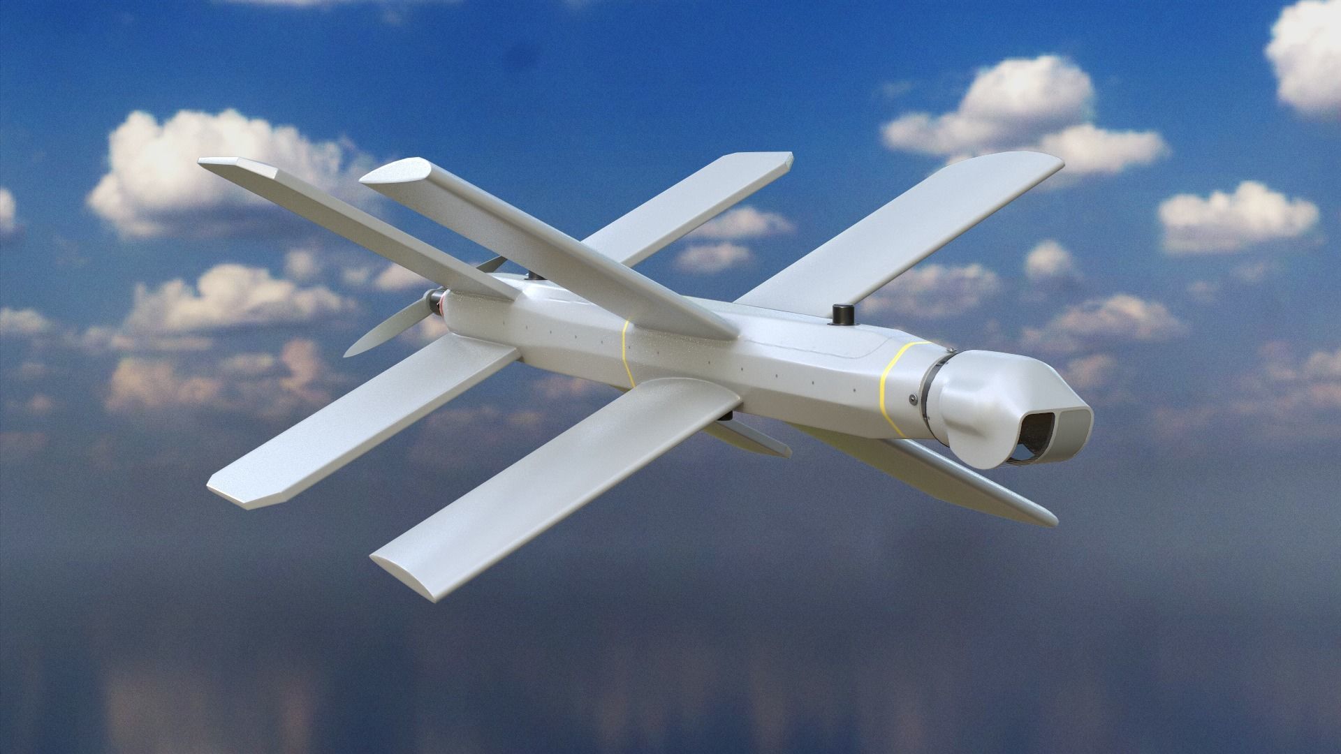 3D model Lancet Drone VR / AR / low-poly | CGTrader