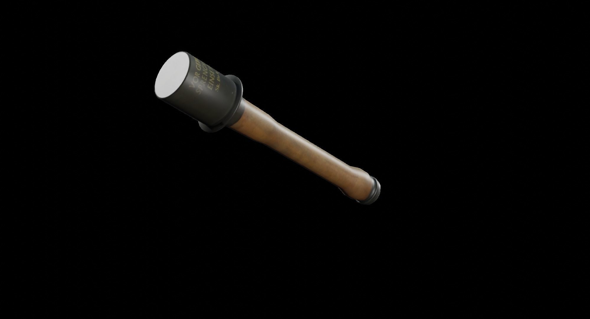 3D model World War 2 German Hand Grenade Stielhandgranate VR / AR / low ...