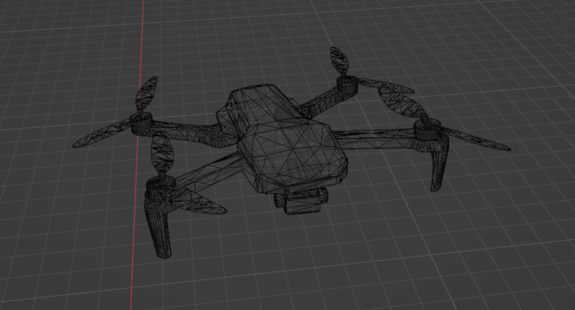 3D model Low Poly Drone DJi Mavic mini VR / AR / low-poly | CGTrader