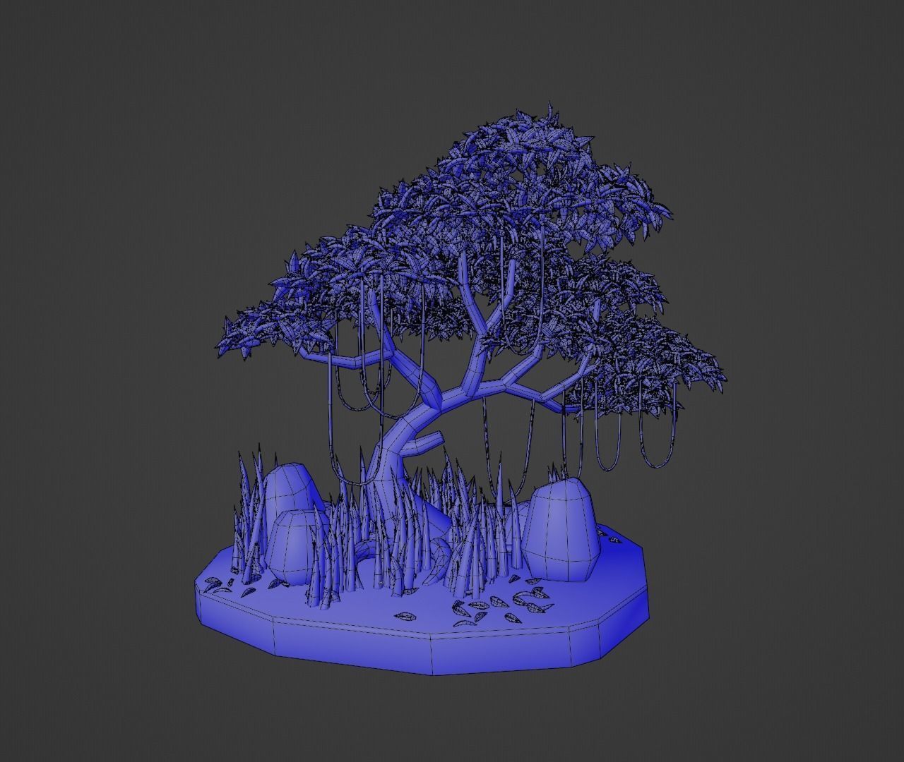 3D model Fantasy Tree VR / AR / low-poly | CGTrader