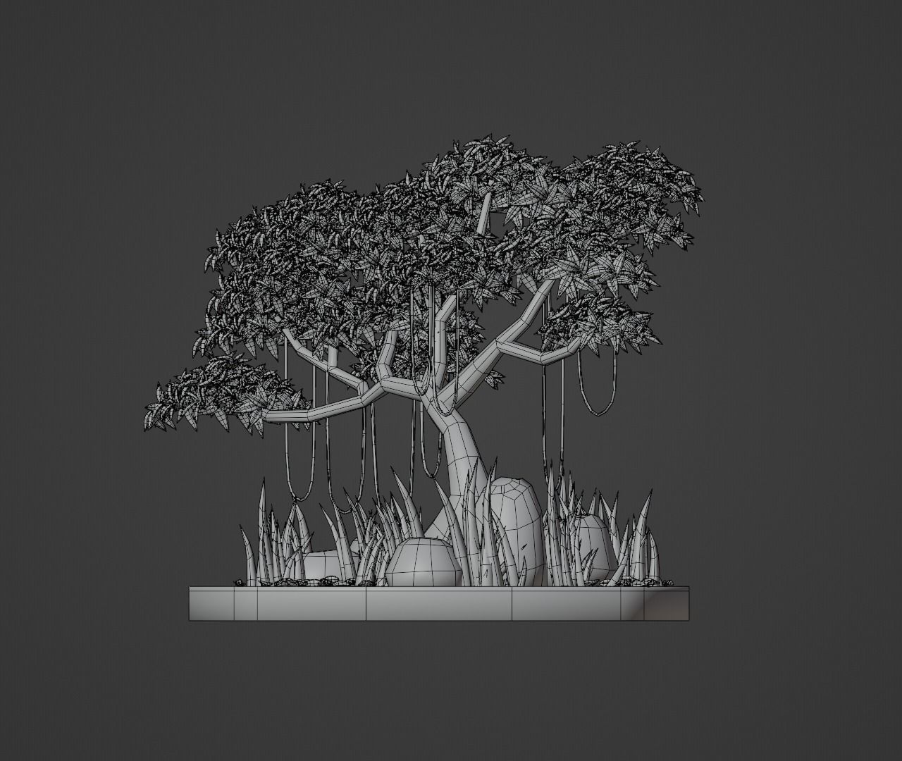 3D model Fantasy Tree VR / AR / low-poly | CGTrader