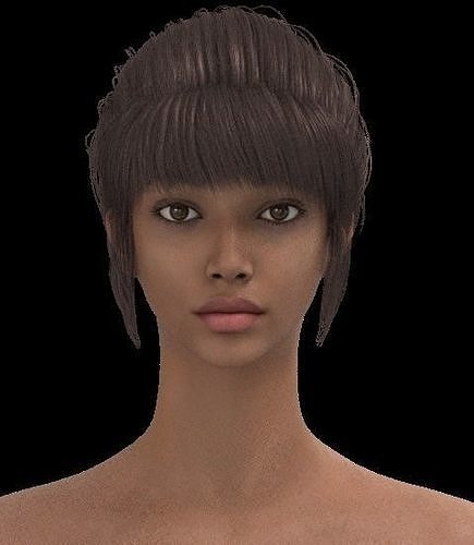 Short hair 043-FV2 for FV2 3D model from Clo3D Software 3D model | CGTrader
