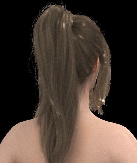 Long hair 044-FV2 for FV2 3D model from Clo3D Software 3D model | CGTrader
