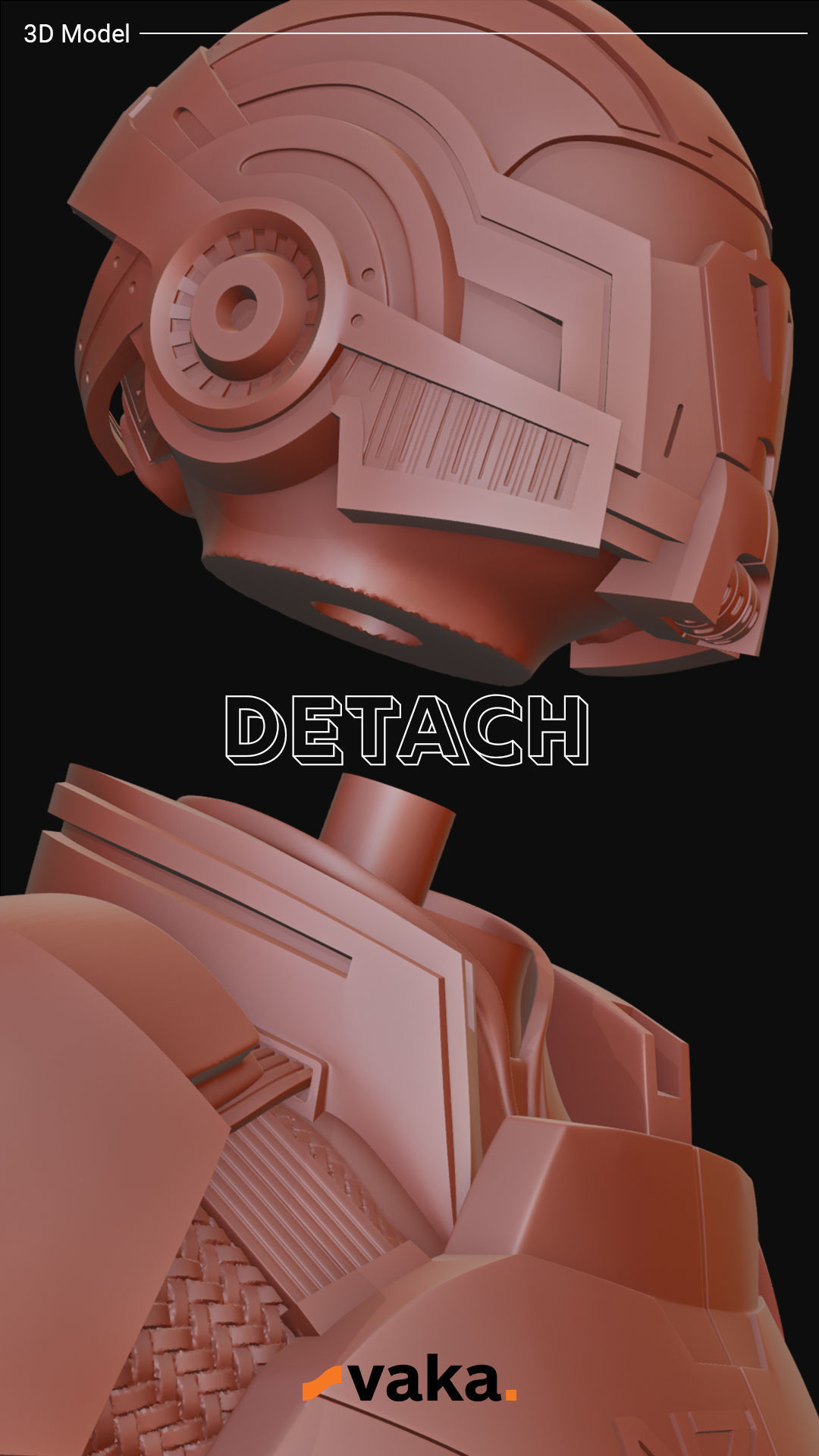 Mass Effect N7 Armor Bust 3D Model 3D model 3D printable | CGTrader