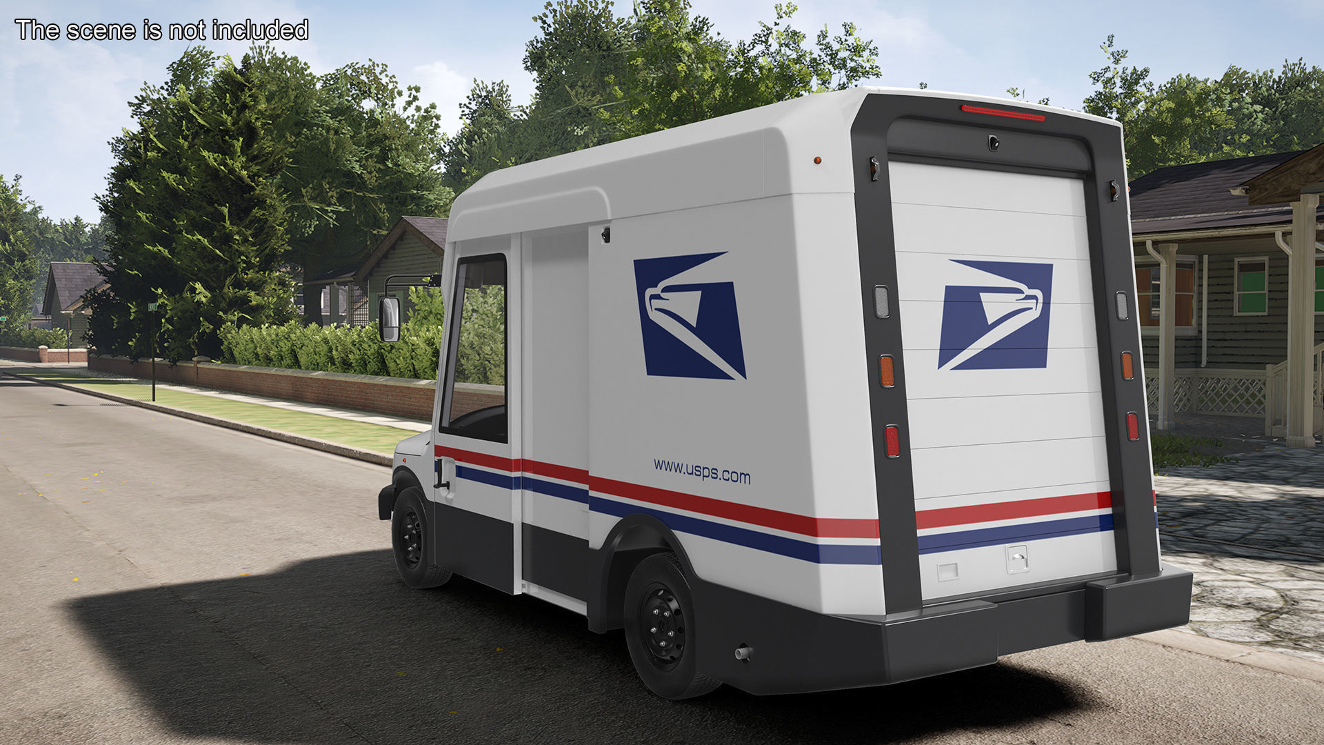 Next Generation US Mail Truck 3D model | CGTrader