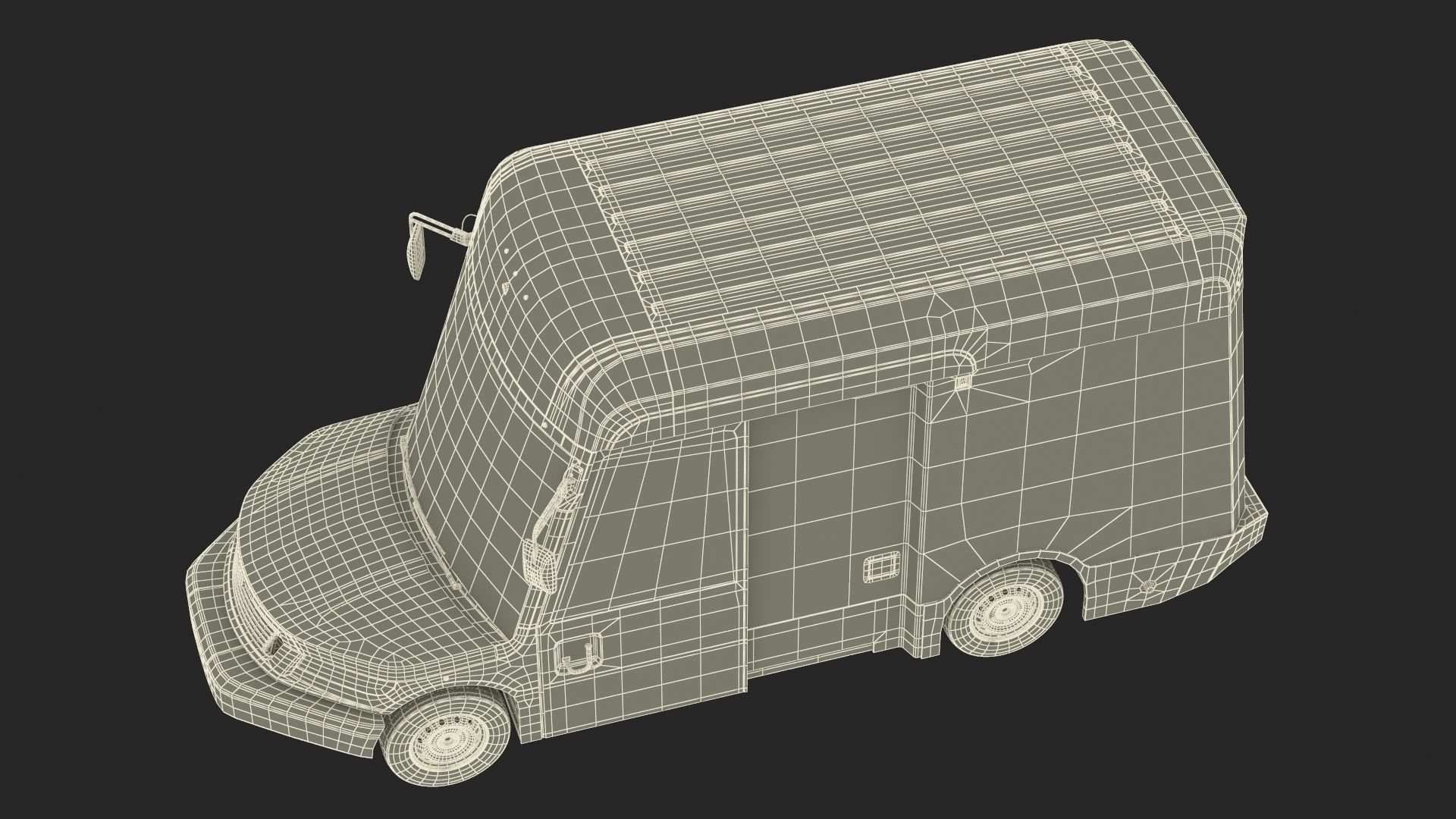 Next Generation US Mail Truck 3D model | CGTrader