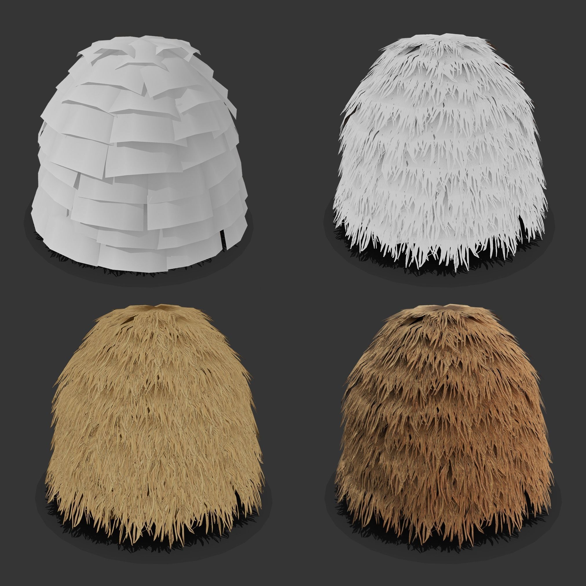 3D model Haystack Game-ready asset VR / AR / low-poly | CGTrader