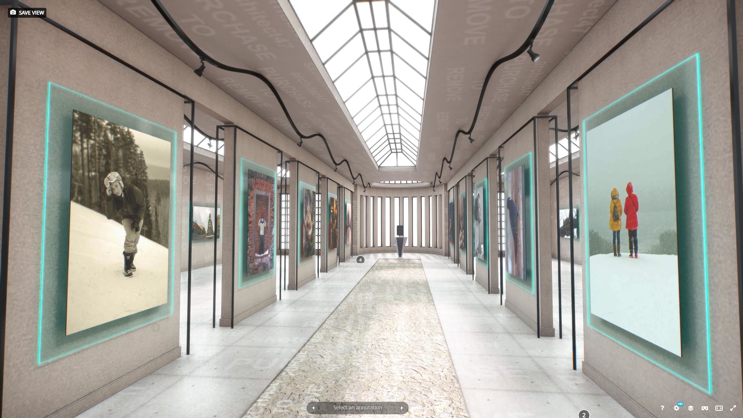 3D model My First VR Art Gallery - Remastered VR / AR / low-poly | CGTrader