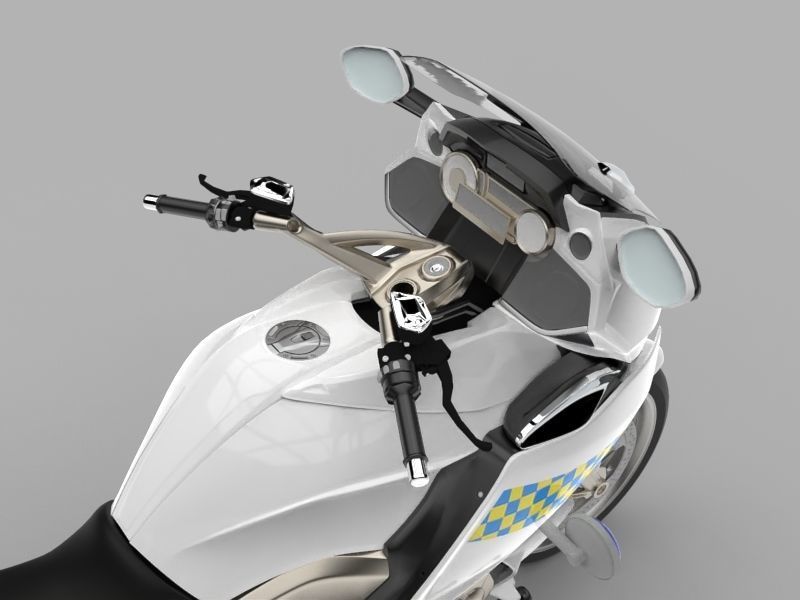 Urban K 1600 cc high capacity travaling Police Bike 3D model | CGTrader