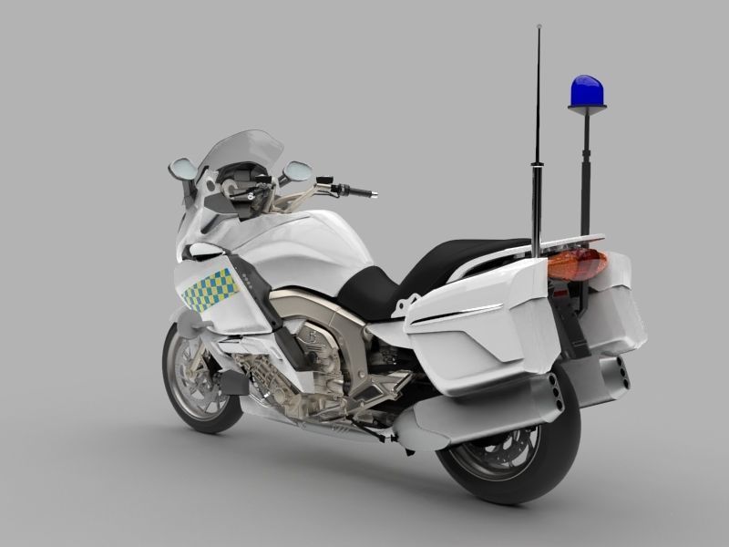 Urban K 1600 cc high capacity travaling Police Bike 3D model | CGTrader